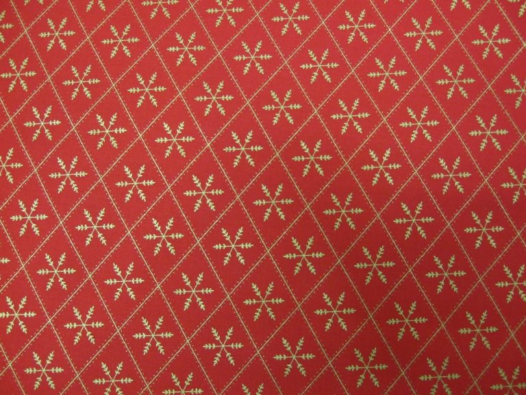 METALIC GOLD SNOWFLAKE DIAMOND by REYNARD FABRICS - METALLIC GOLD on ...